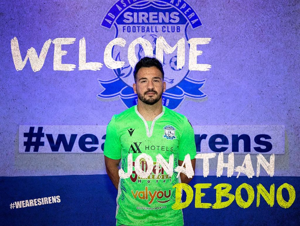 Goalkeeper Jonathan Debono heads to Sirens FC - SportsDesk