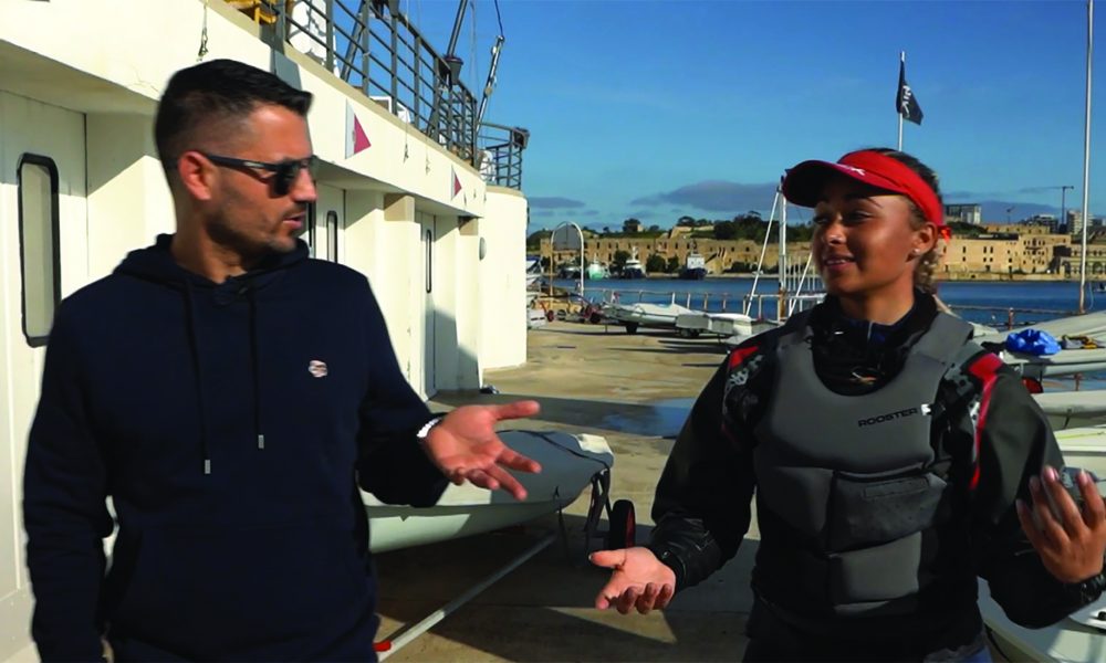 Watch: Ben Camille gets on the water with national team sailor Lacey ...