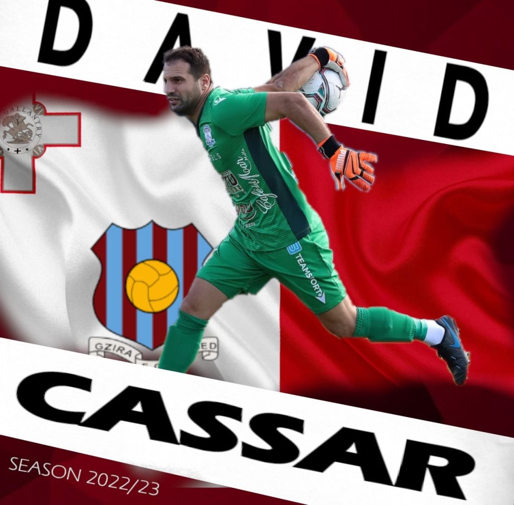 Experienced goalkeeper David Cassar signs with Gżira United - SportsDesk