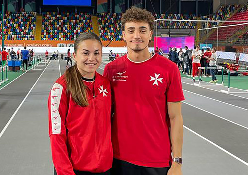 Carla Scicluna, Beppe Grillo in action at European Indoors in Istanbul ...