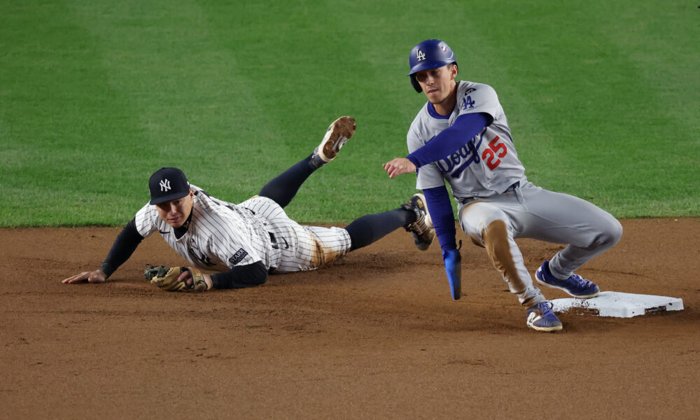 Watch: Volpe’s grand slam helps Yankees avoid World Series sweep ...