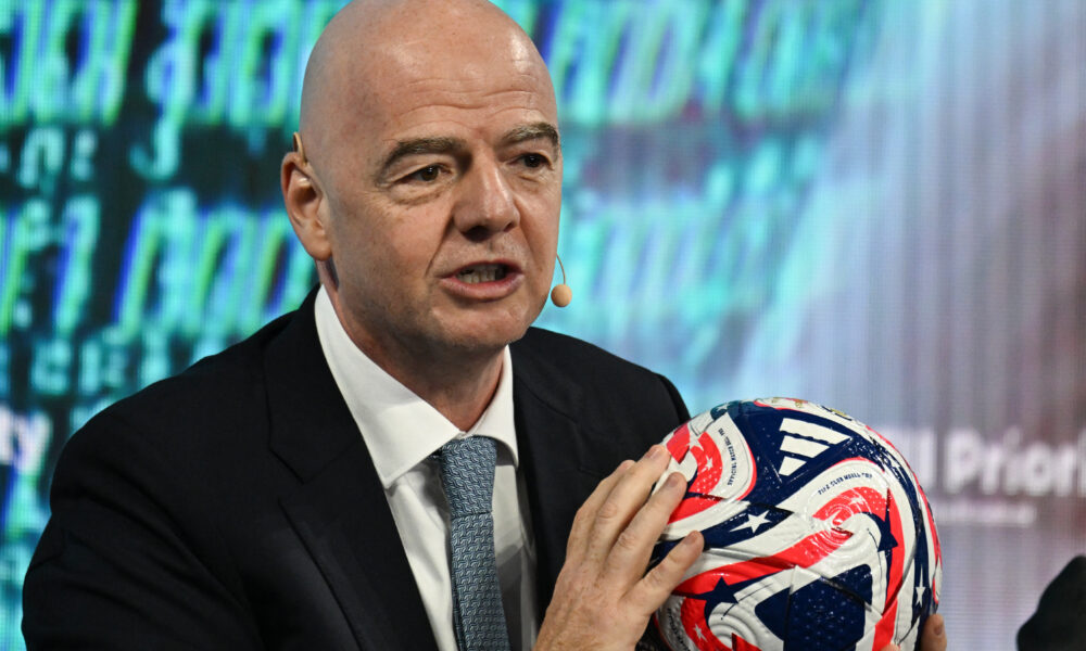 FIFA ‘cannot solve geopolitical problems’ like Gaza, says Infantino