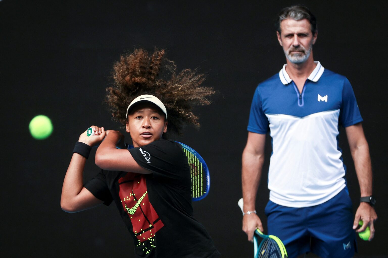Osaka to work with Wiktorowski on trial after Mouratoglou split