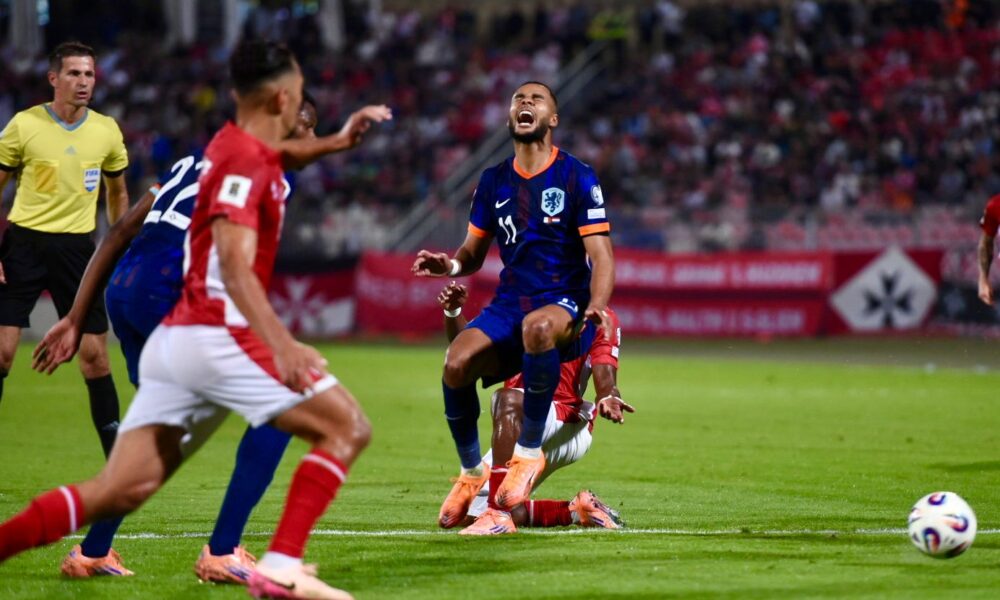 De Leo admits Malta hard-done by referee decisions after Netherlands defeat