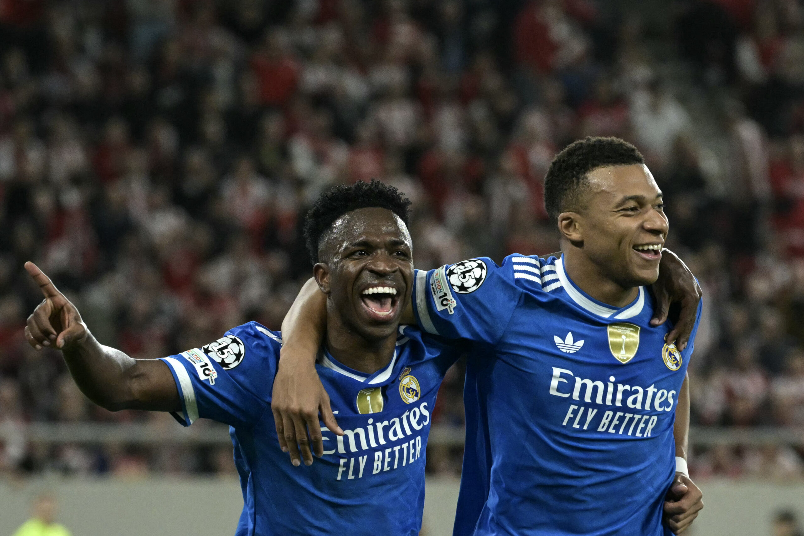 Mbappe hits four as Real Madrid hold off Olympiacos in thriller